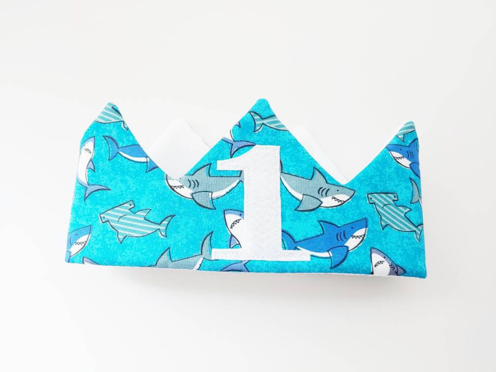Shark Crown / Shark Birthday / Birthday Crown / Ocean Theme Birthday ...