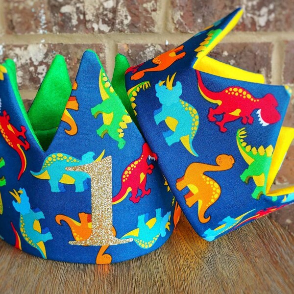 Dinosaur Crown - Etsy