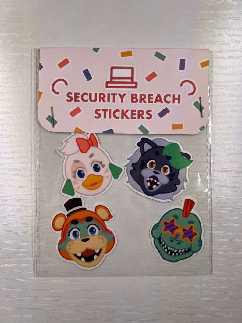 FNAF Security Breach Stickers - Etsy