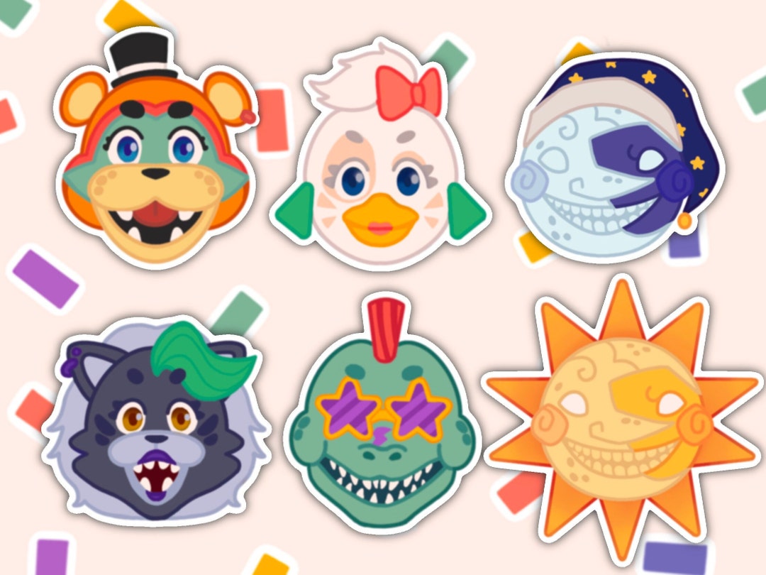 FNAF Security Breach Stickers! - Etsy