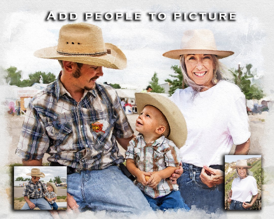 Add People to Photo, Add Deceased Loved One to Painting, Combined ...