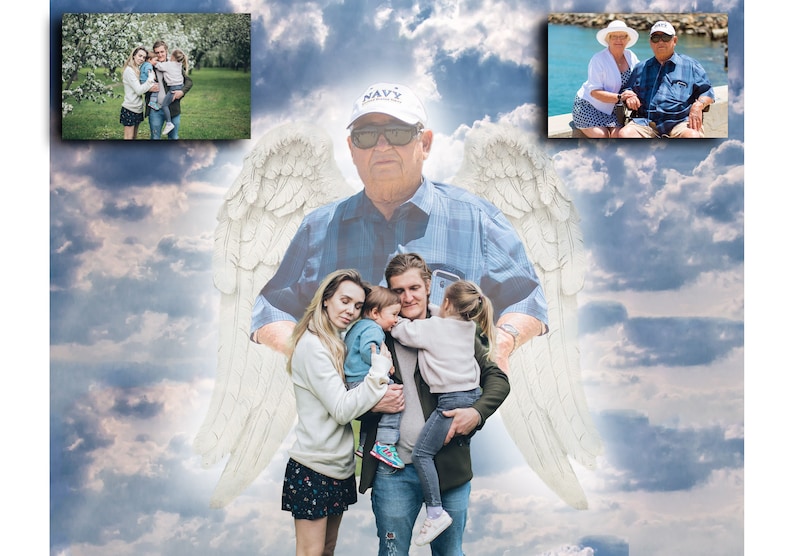 Funeral Memorial Photo Collage: Celebration of Life Keepsake - Etsy