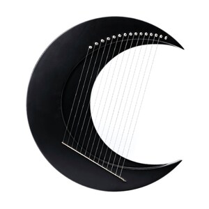 15 String Lyre Harp Crescent Moon Harp Easy-to-learn String Musical ...