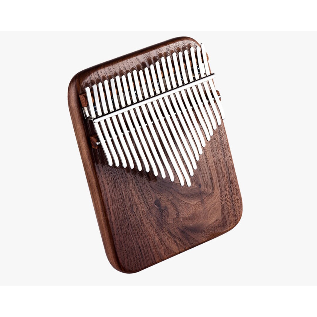 Customized Kalimba 21 Keys Thumb Piano Set black Walnut Wood flat Board ...