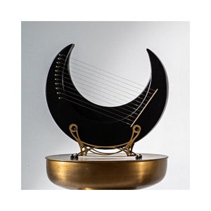 15 String Lyre Harp Crescent Moon Harp Easy-to-learn String Musical ...
