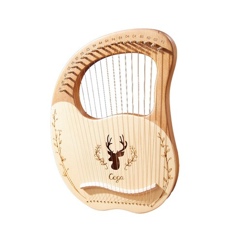 16 String Lyre Harp Portable Wood Harp Easy-to-learn String - Etsy