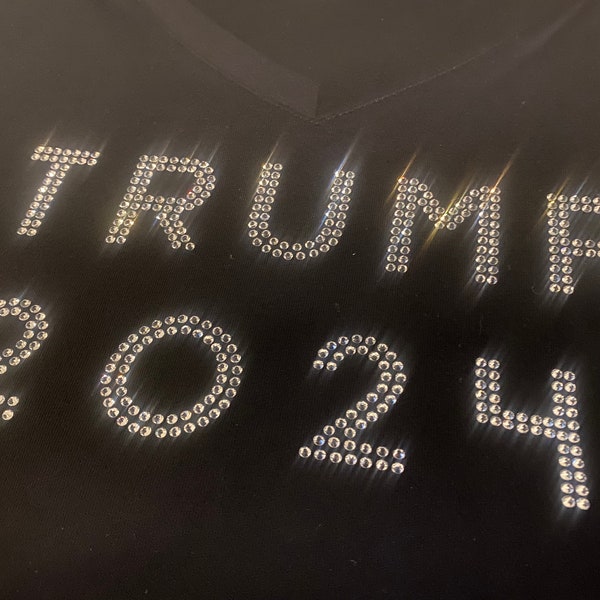 Trump 2024 Bling Shirt - Etsy