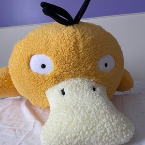 Handmade Pokémon Psyduck Pillow Plushie Ultra Soft Huggable - Etsy