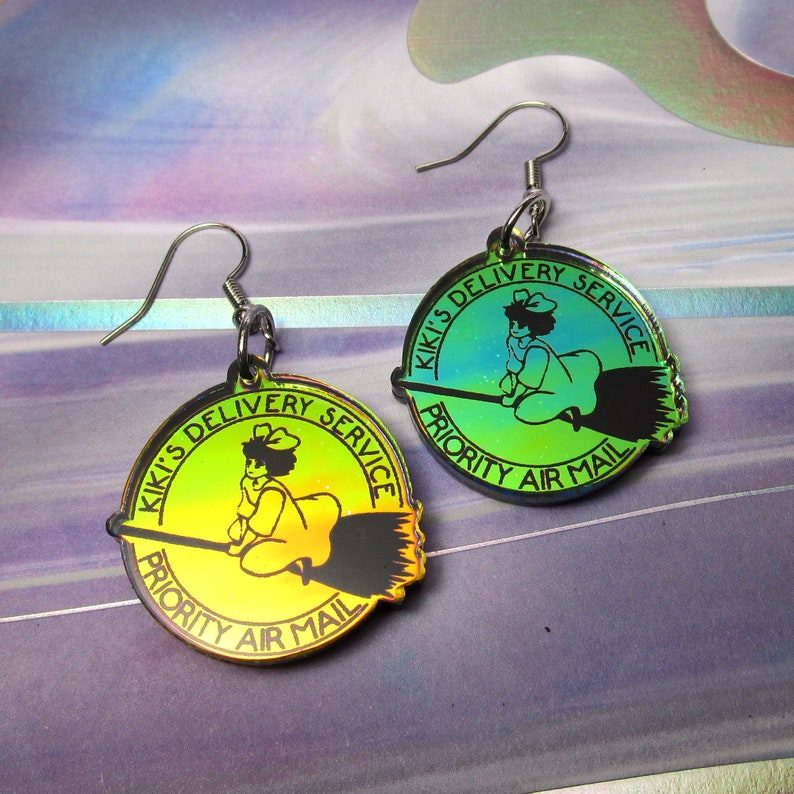 Anime Witch Delivery Service Laser Cut Jewelry Download Vector File ...