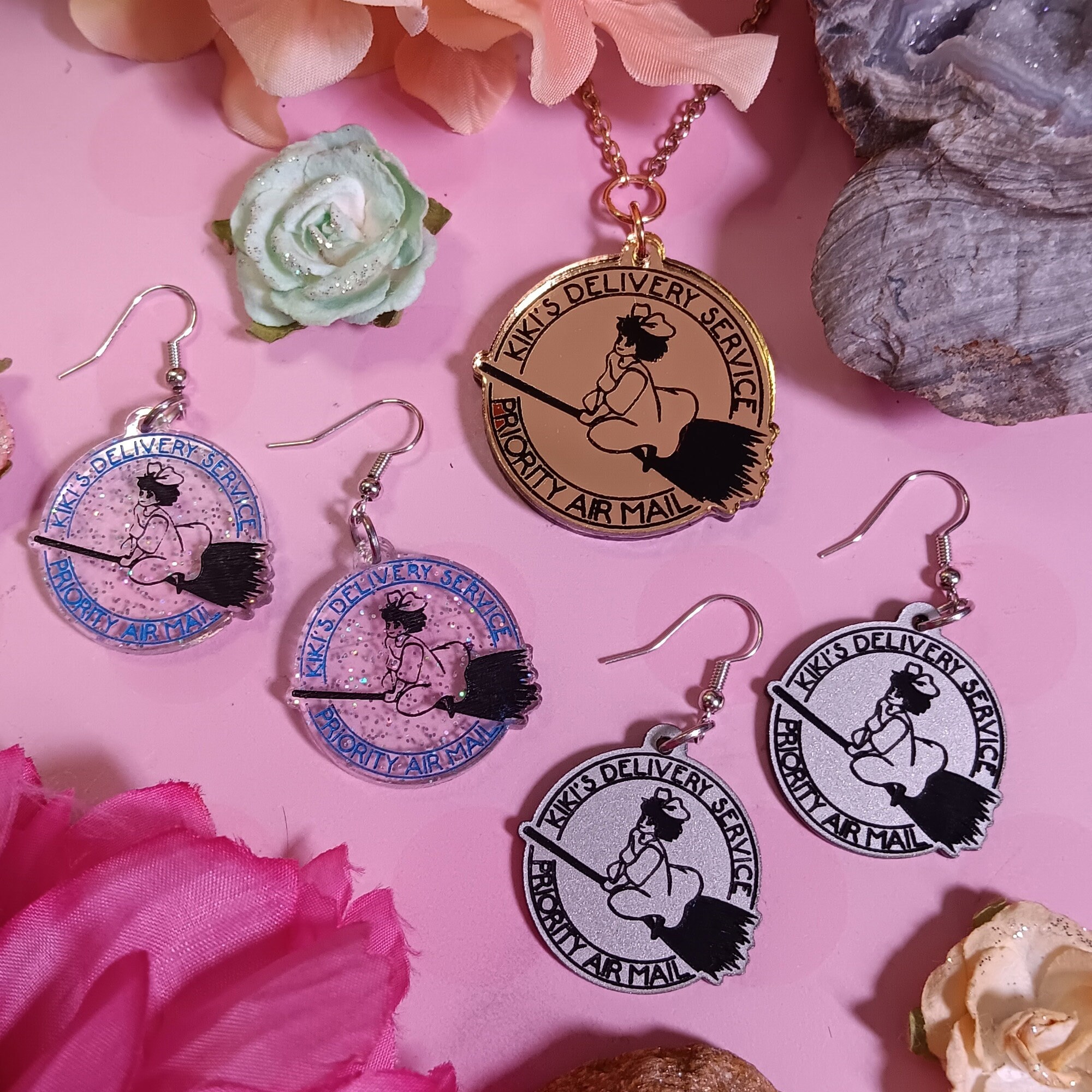 Anime Witch Delivery Service Laser Cut Jewelry Download Vector File ...