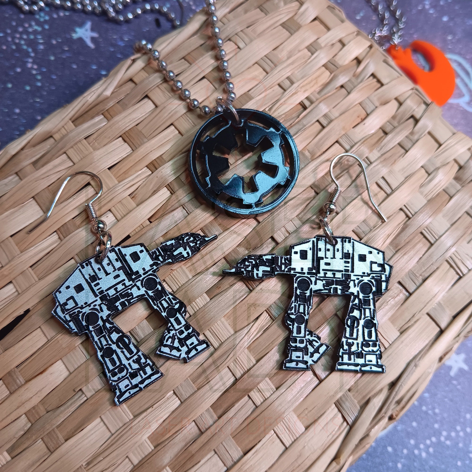 Stars Galaxy War Symbols Saber Rebels Cog Fett Jewelry Laser Cut File ...