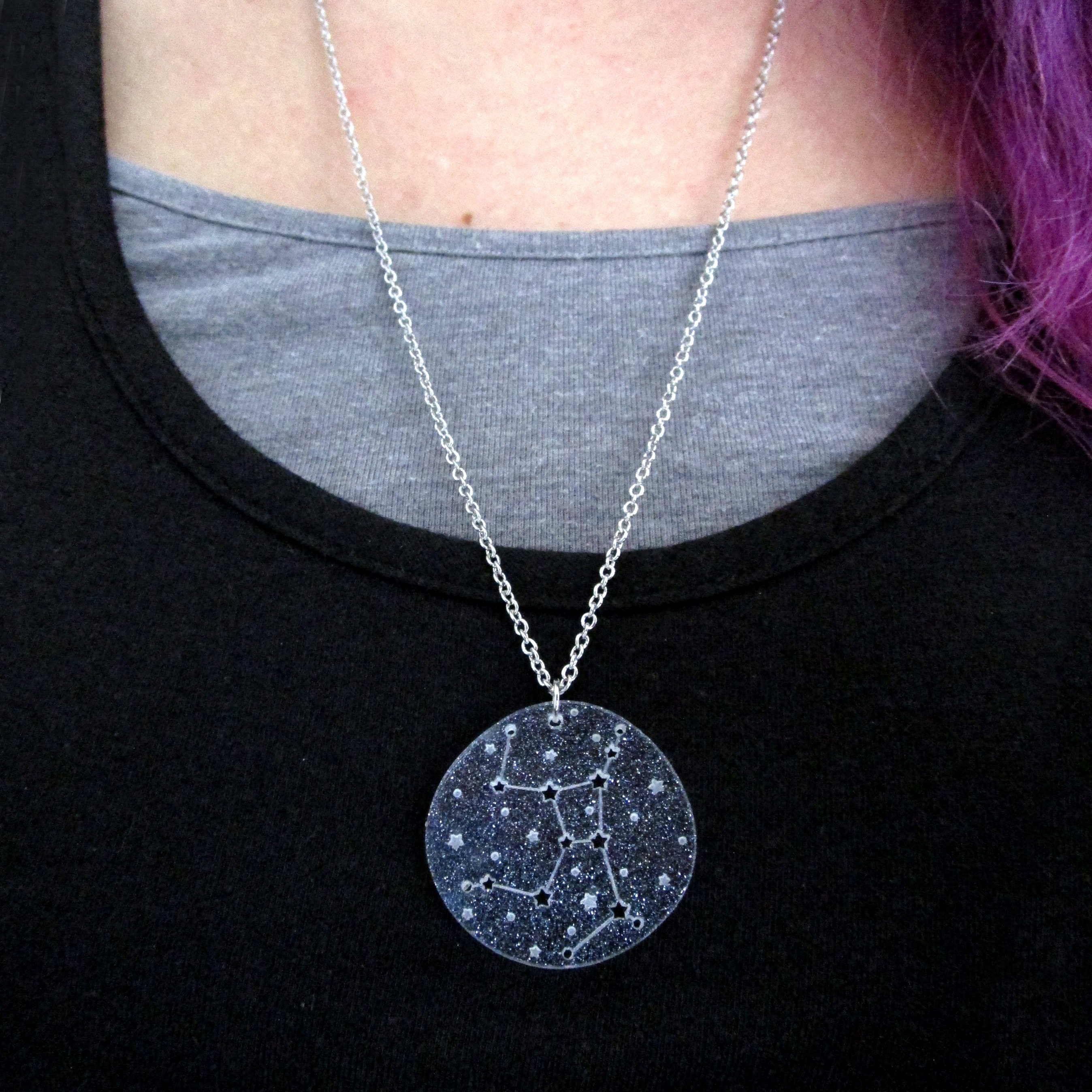 Zodiac Star Constellation Astronomy Sign Symbols Laser Cut Jewelry ...