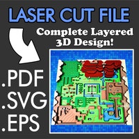 Zelda Map - Etsy