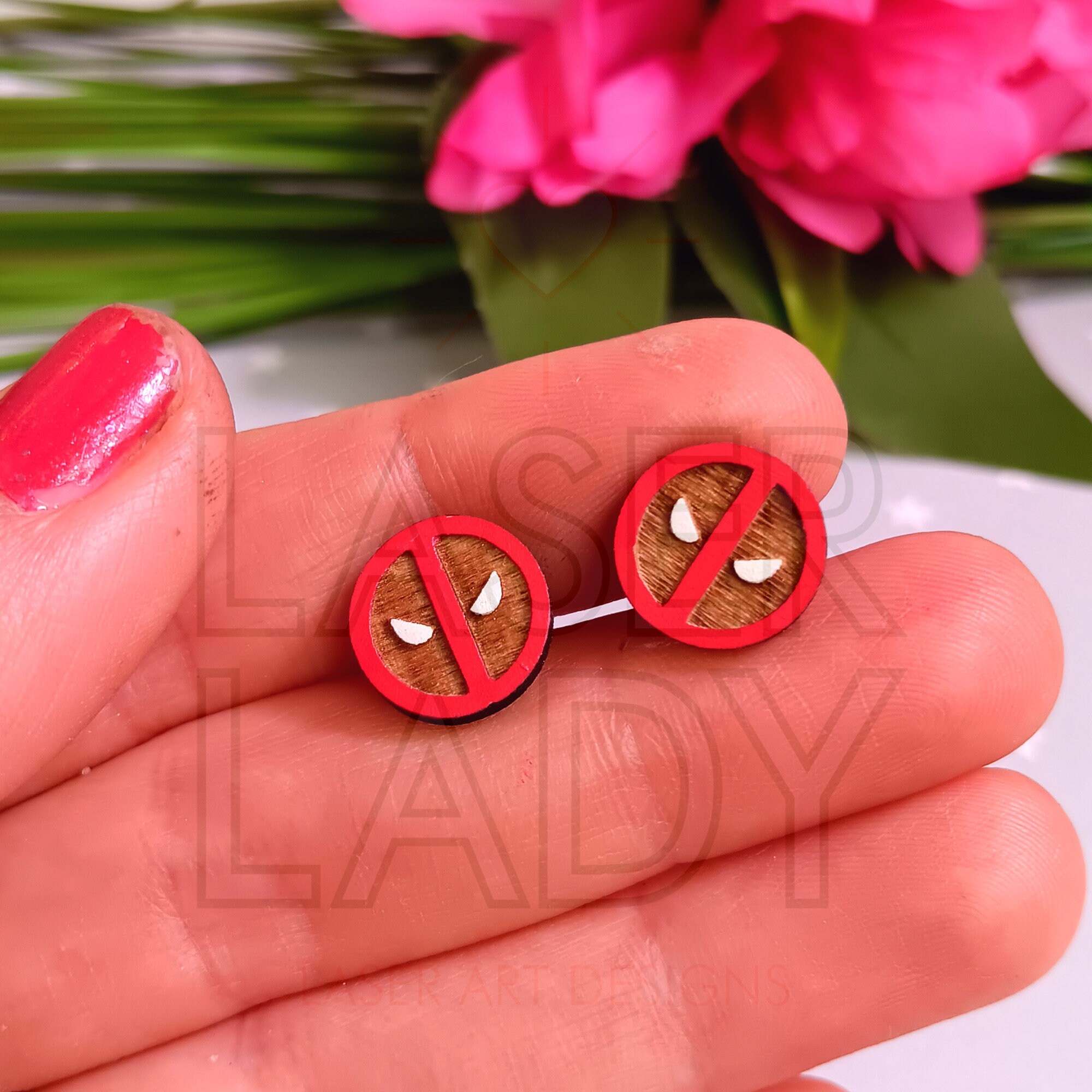 Comic Con Dead Face Logo Laser Cut Layered Jewelry Vector File .PDF ...