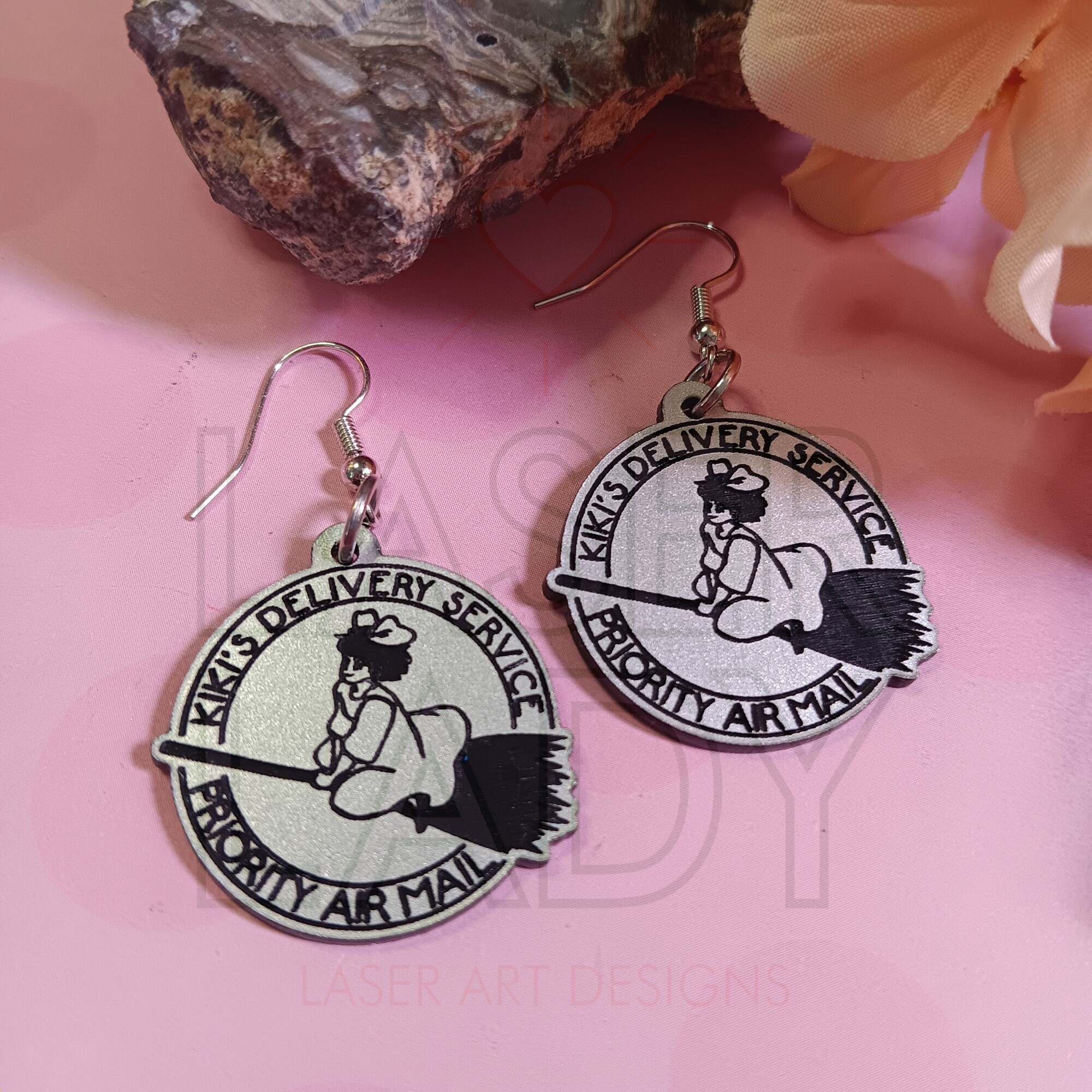 Anime Witch Delivery Service Laser Cut Jewelry Download Vector File ...
