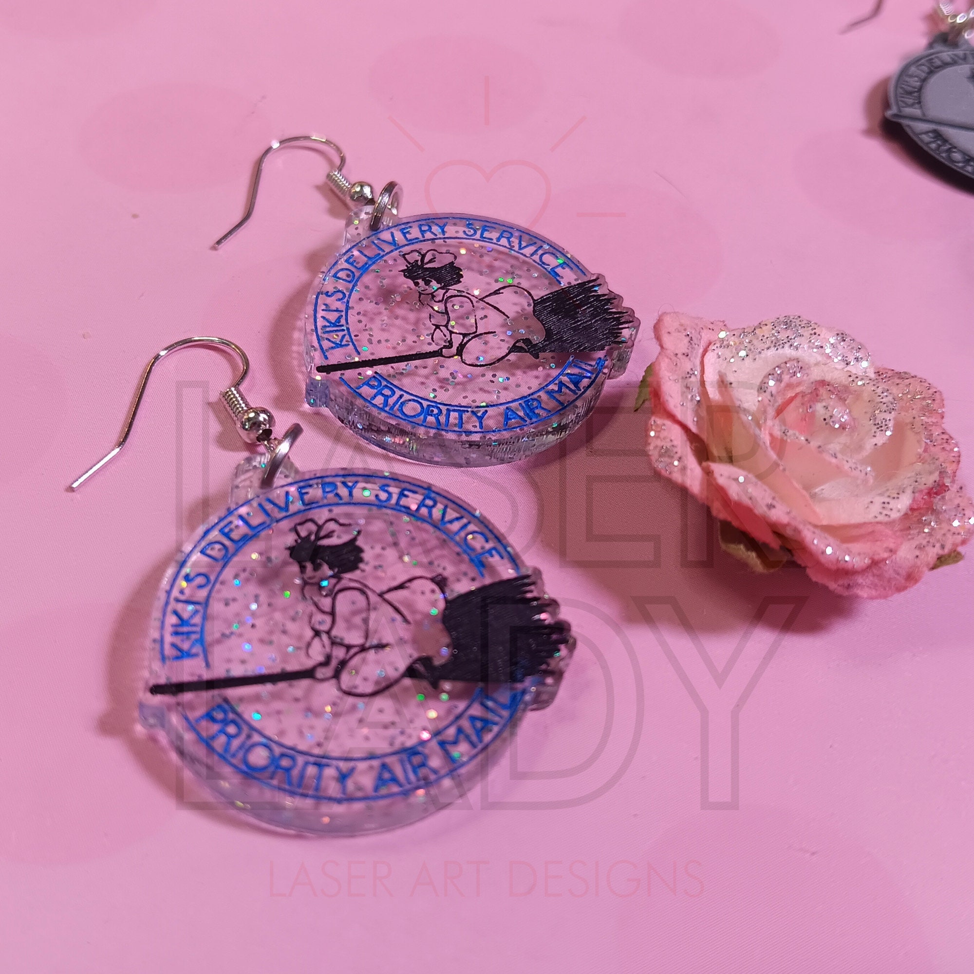 Anime Witch Delivery Service Laser Cut Jewelry Download Vector File ...