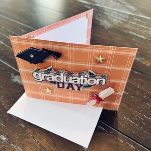 3D Graduation Card, Handmade Greeting Card - “graduation Day” - Etsy
