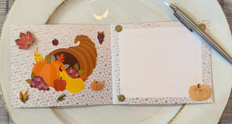 3D Thanksgiving Card, Handmade Greeting Card - “thankful” - Etsy