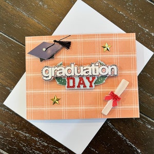 3D Graduation Card, Handmade Greeting Card - “graduation Day” - Etsy