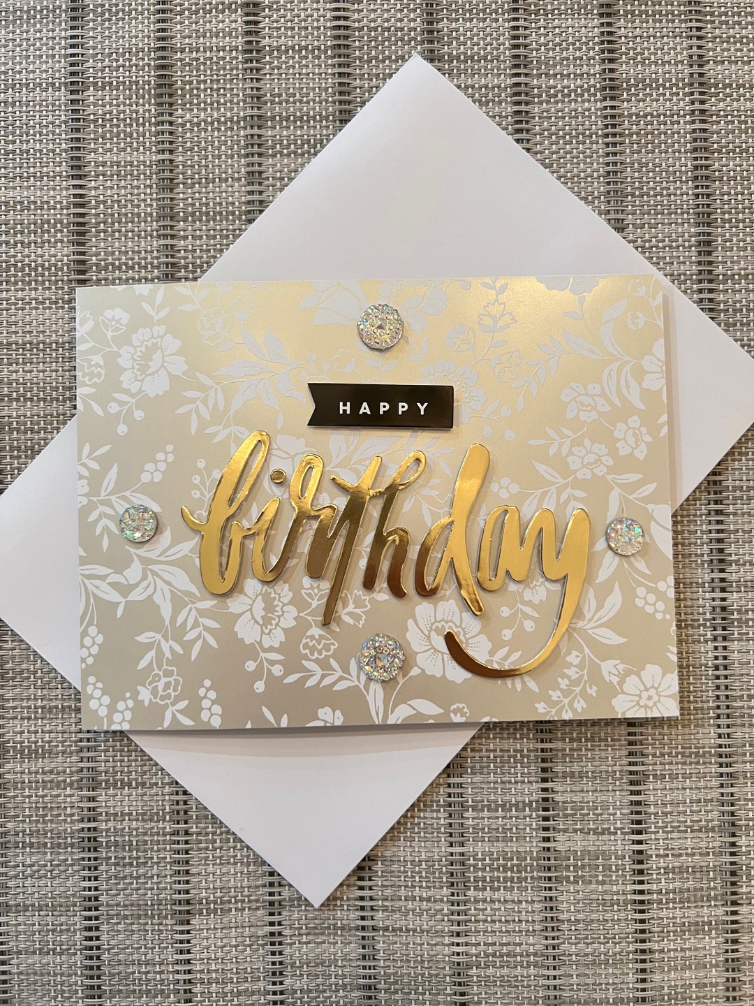 3D Birthday Card, Handmade Greeting Card - “happy Birthday” - Etsy