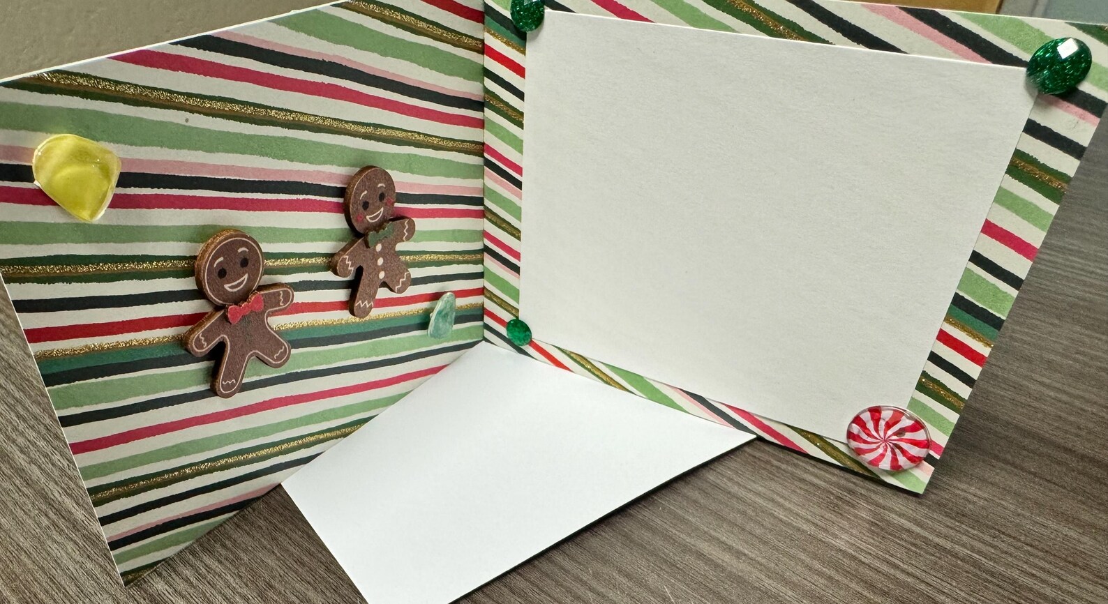3D Christmas Card, Handmade Holiday Card- Gingerbread House - Etsy