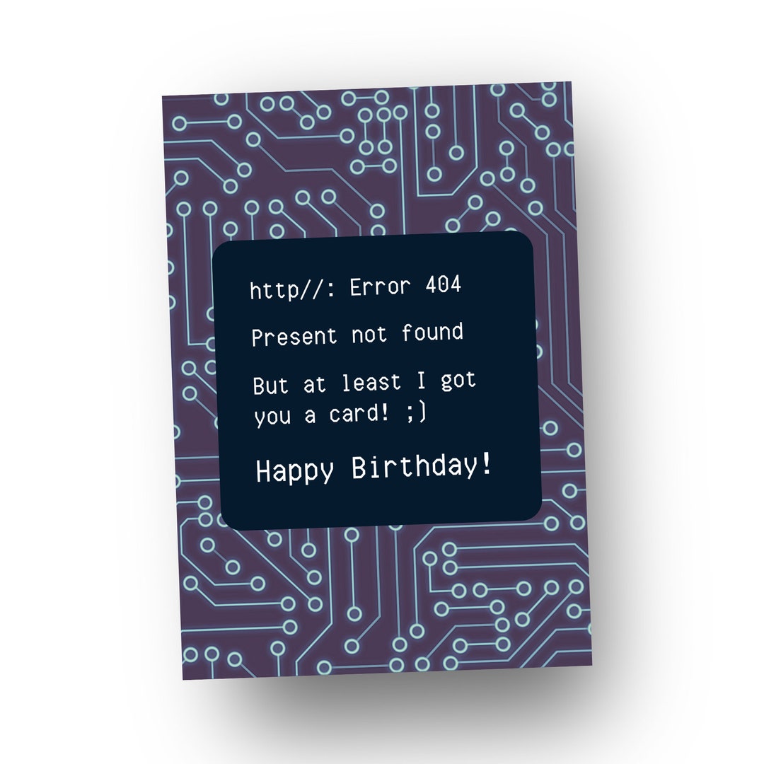 Funny Gamer Birthday Card for Him / Gaming Computer Cards / for Brother ...