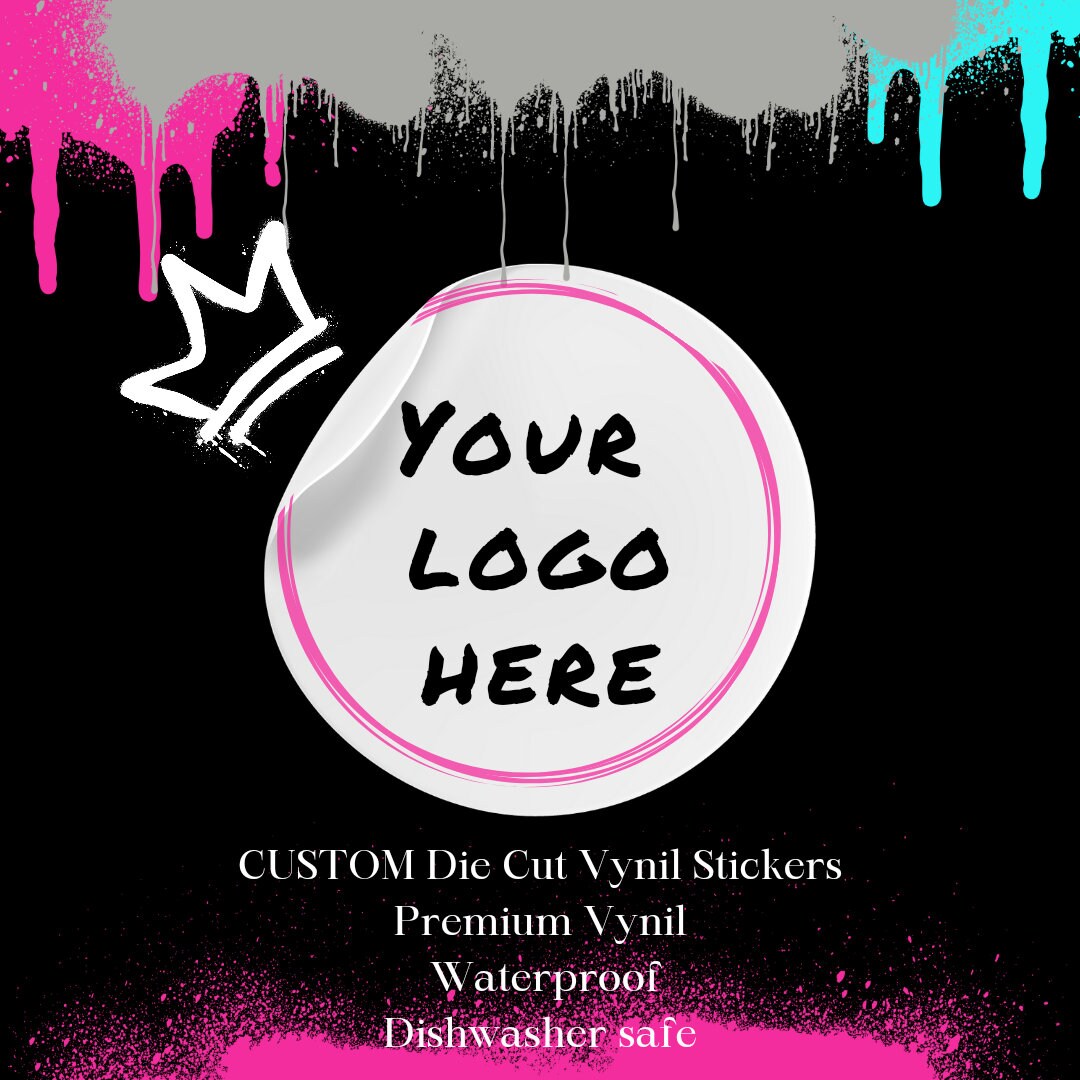 Custom Vinyl Stickers, Die Cut Stickers, Cut to Size Stickers, Logo ...