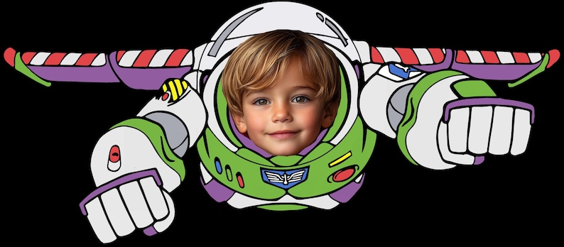 Custom Buzz Lightyear Portrait Prop Cut Out Personalized Buzzlight Year Custom Cartoon Art ...
