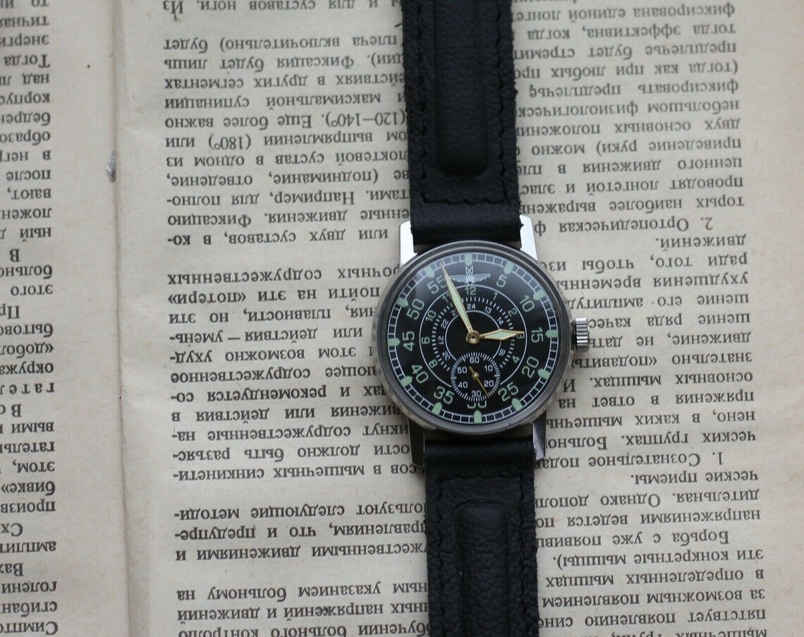 Mechanical Wrist Watch Pobeda Pilot Wings Soviet USSR MILITARY ZIM - Etsy