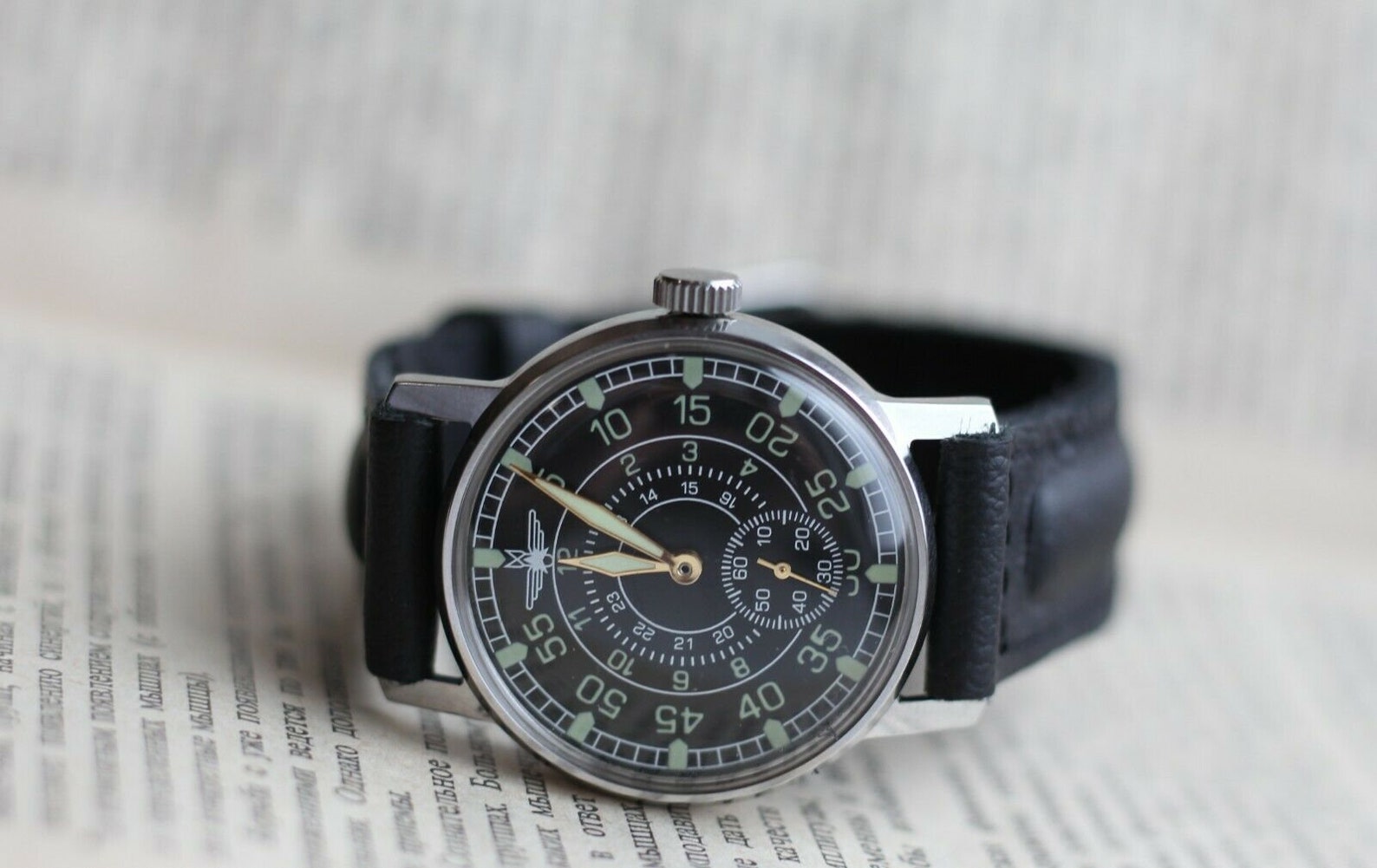 Mechanical Wrist Watch Pobeda Pilot Wings Soviet USSR MILITARY ZIM - Etsy