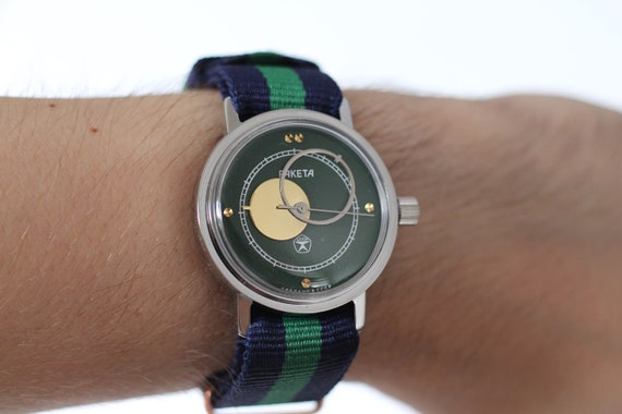 NOS! Raketa COPERNIC Green, Kopernik, Copernicus, Moo… - Gem