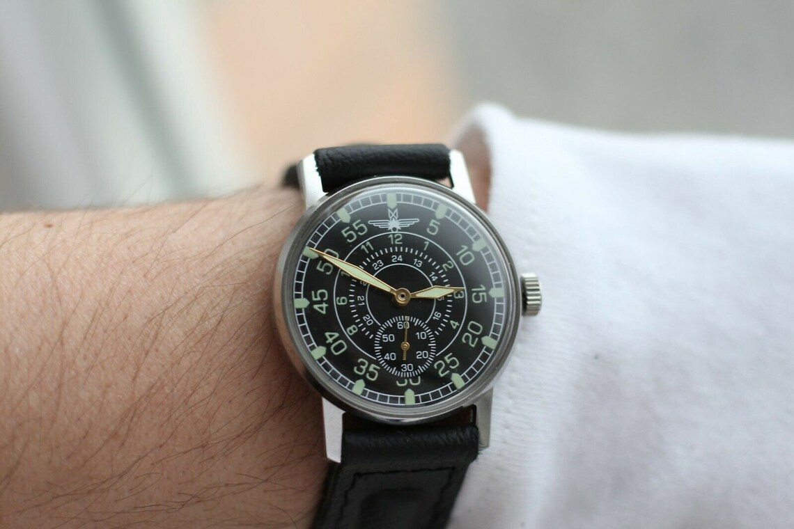 Mechanical Wrist Watch Pobeda Pilot Wings Soviet USSR MILITARY - Etsy