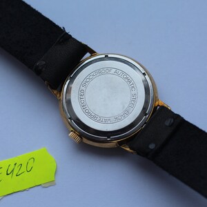 Poljot De Luxe Automatic Wrist Watch 29 Jewels / Vintage USSR Gold-plated AU20 - Etsy