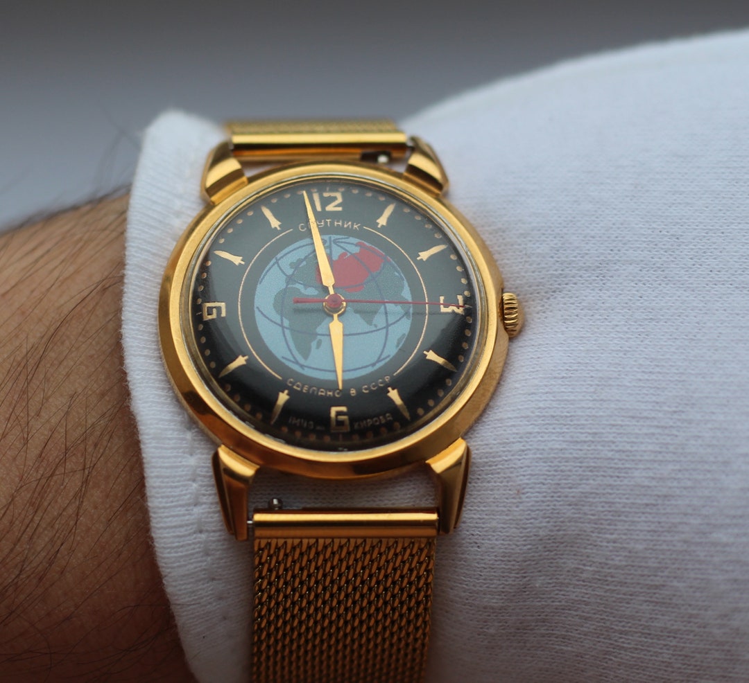 Soviet Watch, Vintage Watch Kirovskie Satelite, Mens Watch, USSR Watch ...