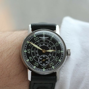 Mechanical Wrist Watch Pobeda Pilot Wings Soviet USSR MILITARY ZIM - Etsy