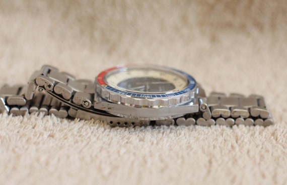 Quartz watch Slava PEPSI ussr watch Soviet quartz wat… - Gem