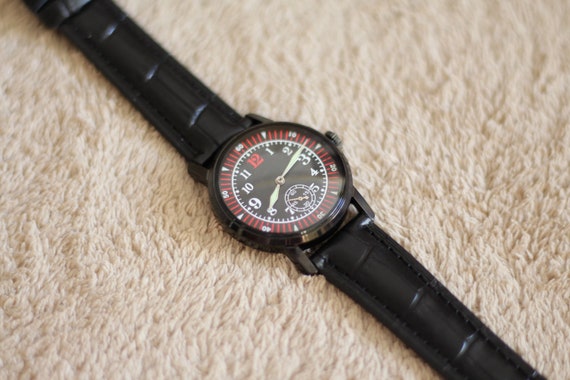 Pobeda watch Red 12, Soviet watch, Vintage watch, USS… - Gem