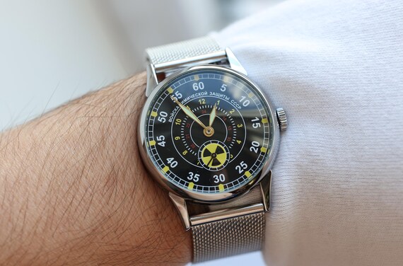 Pobeda Watch Radiation Troops Military Soviet USSR Re… - Gem