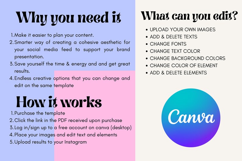 Y2K AESTHETIC 30 Instagram Posts Canva Editable Template - Etsy