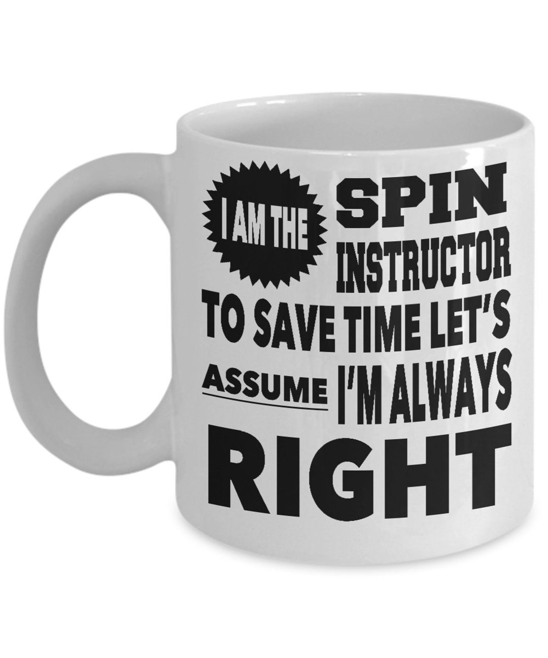 Spin Instructor Spin Instructor Gifts Spin Instructor Mug - Etsy