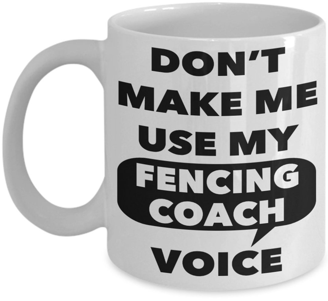 Fencing Coach, Fencing Coach Gifts, Gifts for Fencing Coaches, Fencing ...