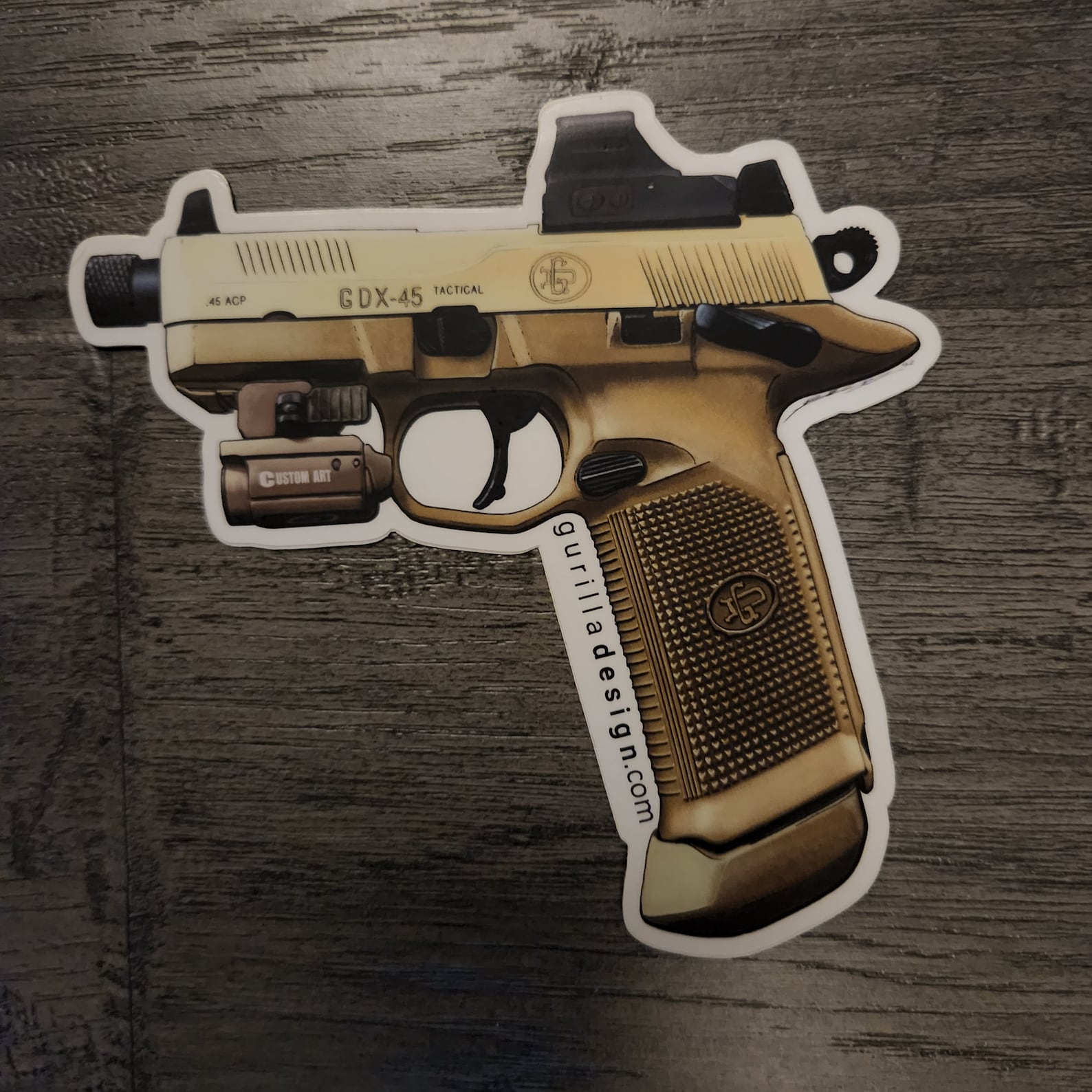 Cartoon Pistol Decals - Etsy