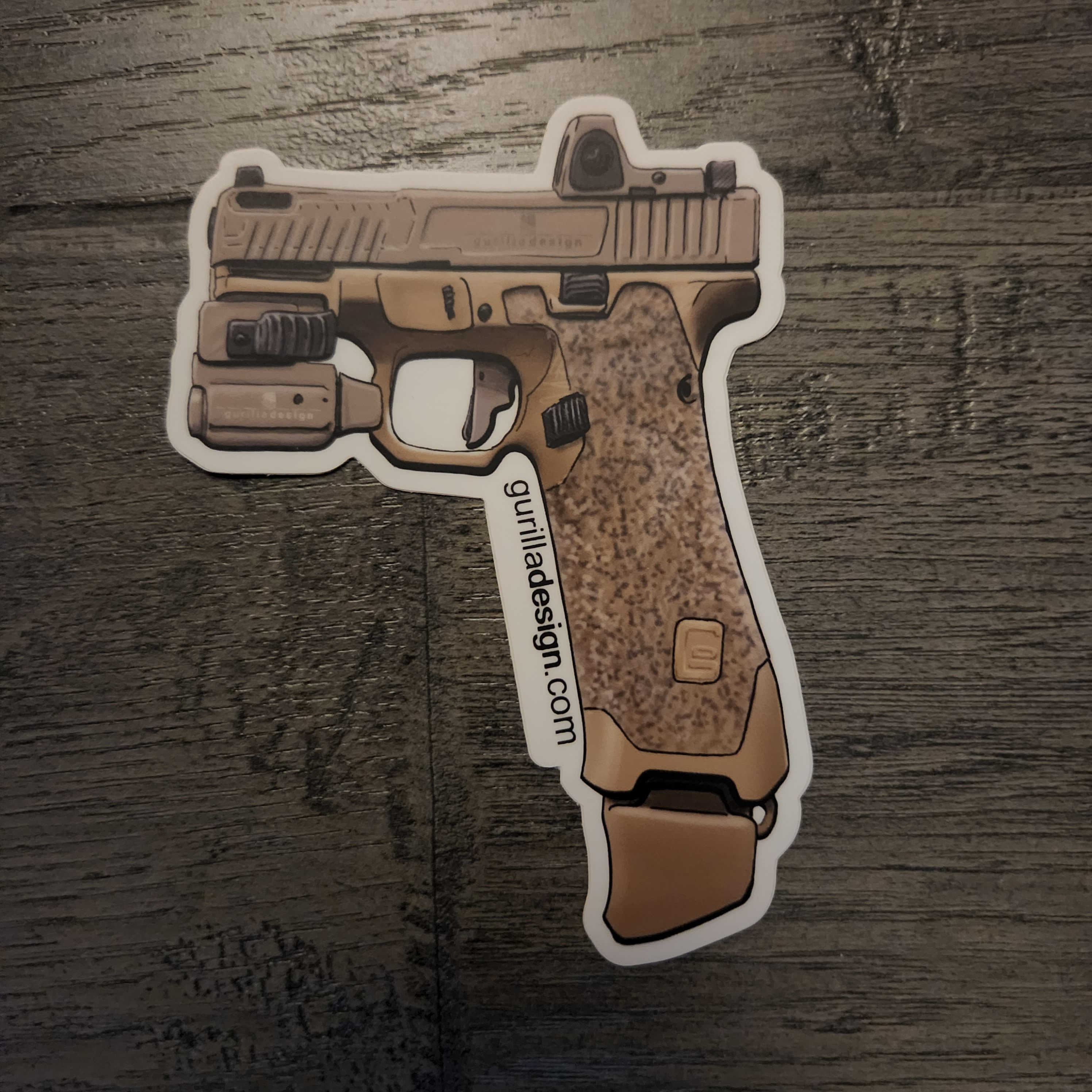 Cartoon Pistol Decals - Etsy