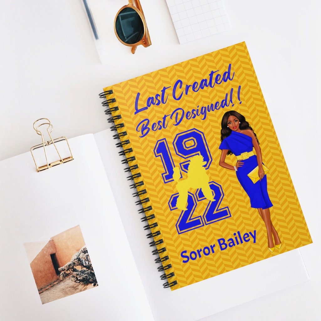Sigma Gamma Rho Themed Spiral Notebook Ruled Line - Etsy