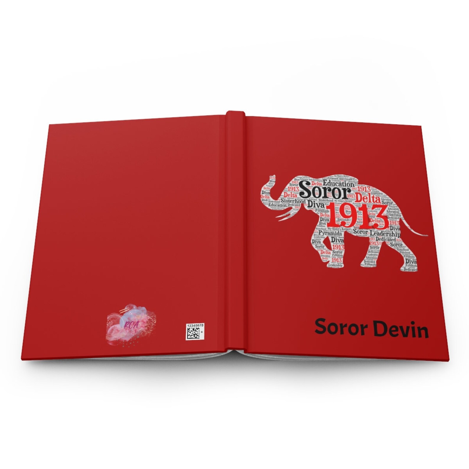 Delta Themed Hardcover Journal Matte - Etsy