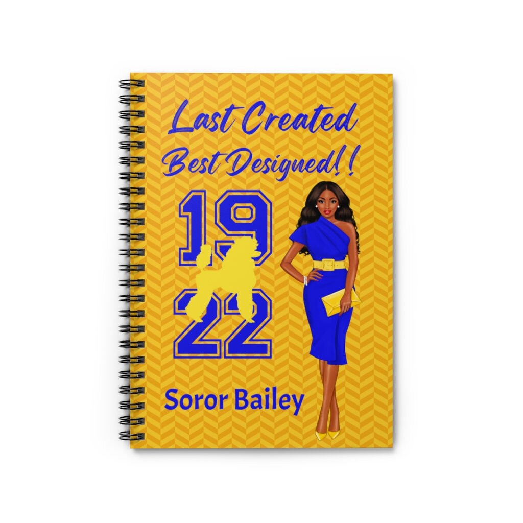 Sigma Gamma Rho Themed Spiral Notebook Ruled Line - Etsy