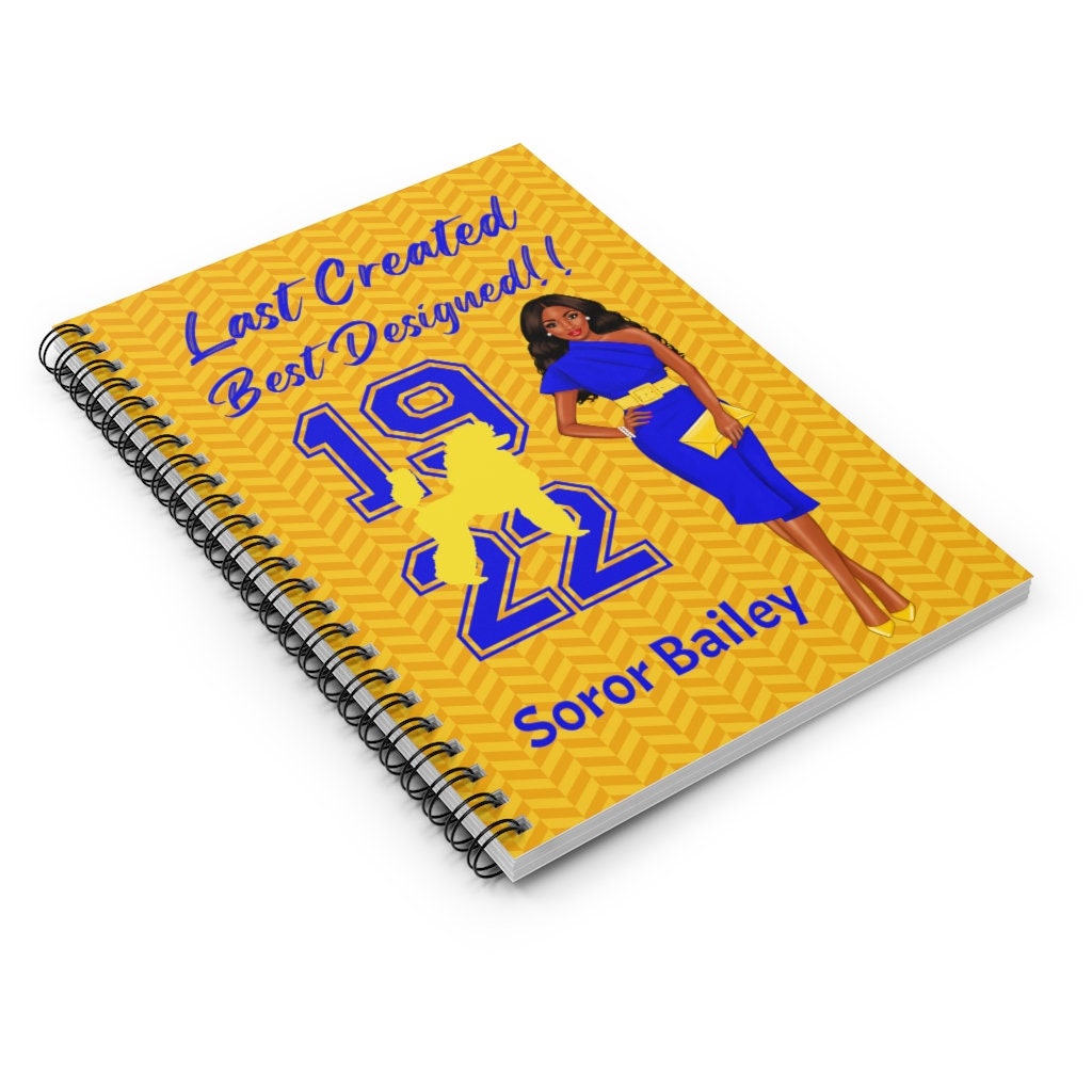 Sigma Gamma Rho Themed Spiral Notebook Ruled Line - Etsy