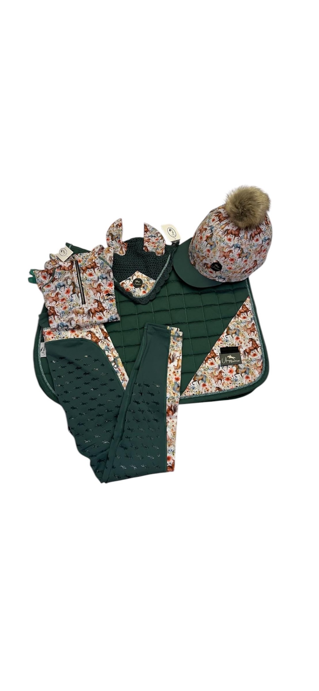 Equestrian Horse Riding Set With Horse Design Full Matchy Matchy - Can ...