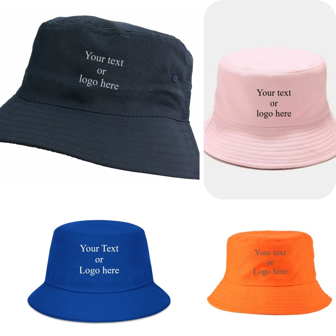 Personalised Reversible Bucket Hat Cap Festival Hat Printed Creamfields ...