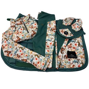 Children's Dark Green Horse Design Riding Set | Equestrian Outfit ...